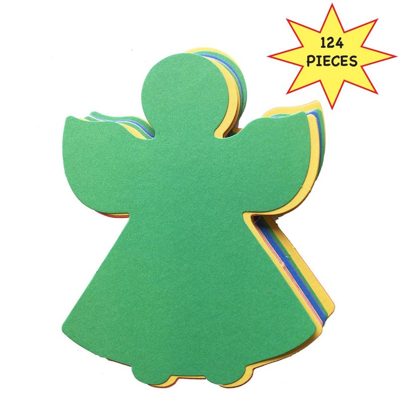 124 Pcs Angel Large Assorted Color Cut-outs - 5.5in - Etsy