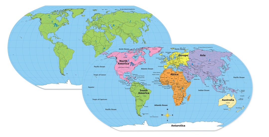 World Practice Map Combo Packs - Etsy