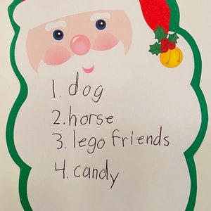 Santa Face Notepad - Etsy