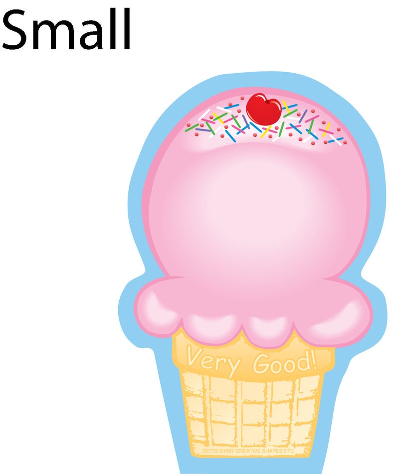 Ice Cream Notepad - Etsy
