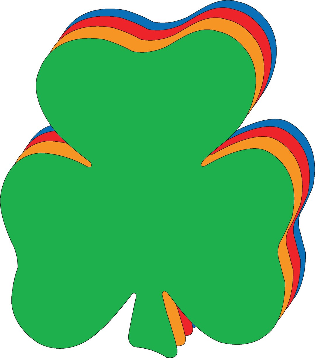 Die-cut Magnetic - Super Assorted Color Shamrock - Etsy