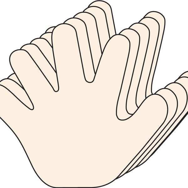 Paper Hand Cut Outs - Etsy