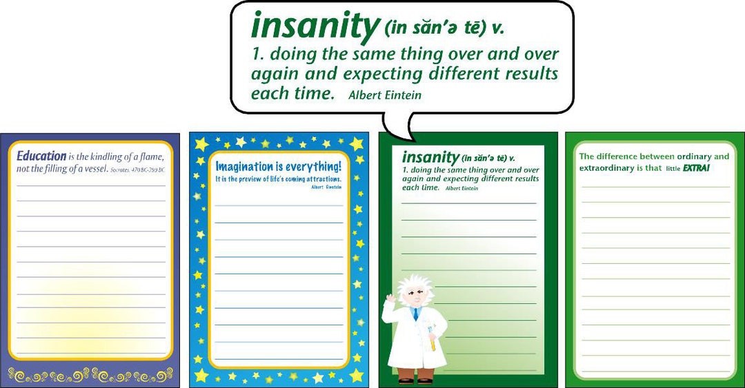Just Quotes! Set of 4 Teacher "notes and Quotes" Notepads - Etsy