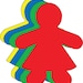 Creative Cut-outs - Assorted Color Girl - Etsy