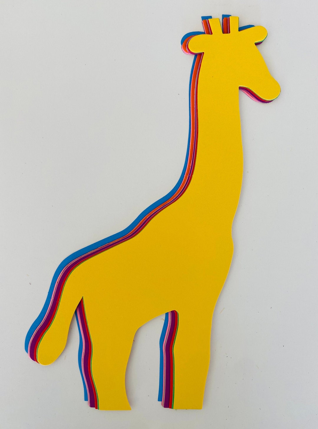 Super Cut-outs - Assorted Color Giraffe - Etsy