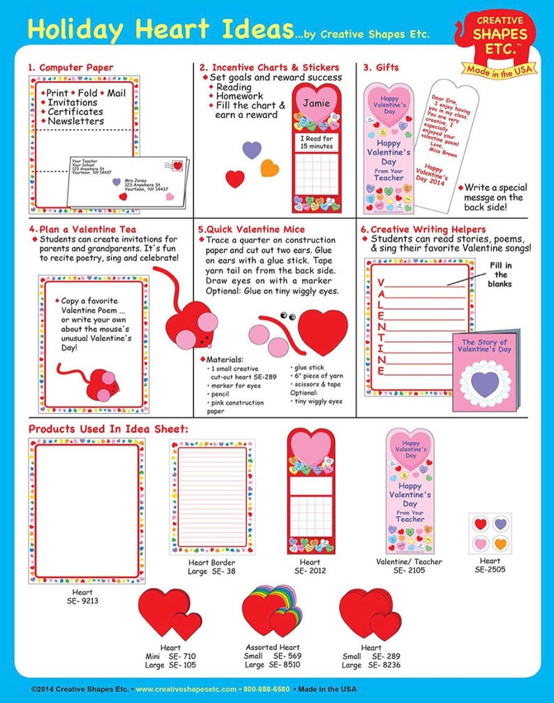 Heart Small Single Color Creative Cut-outs - Etsy