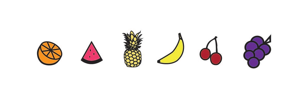 Fruit Stamp Set - Etsy