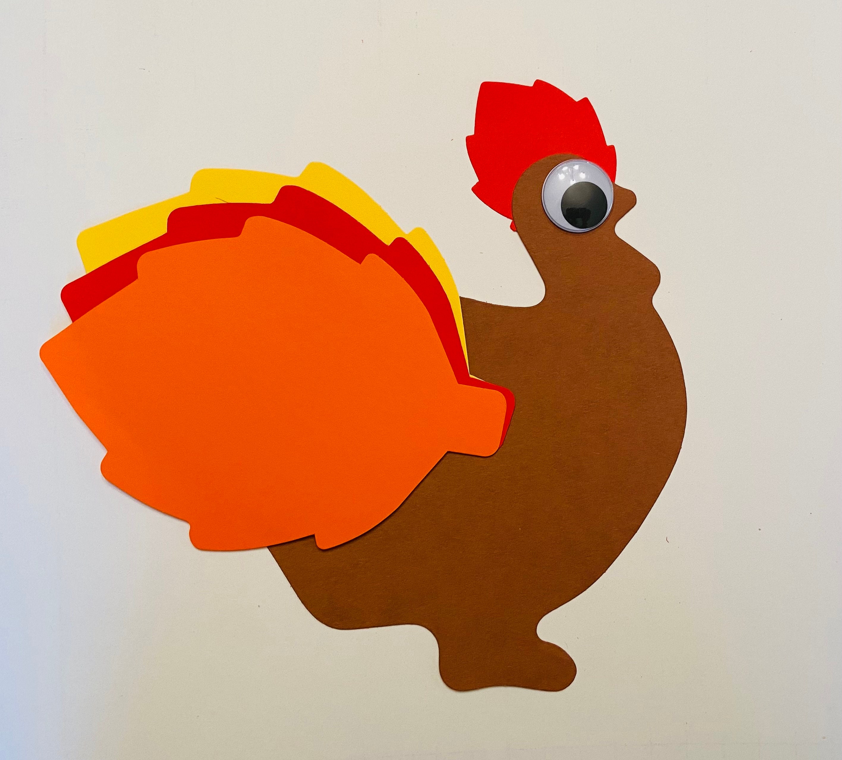 Super Cut-outs Single Color Turkey - Etsy