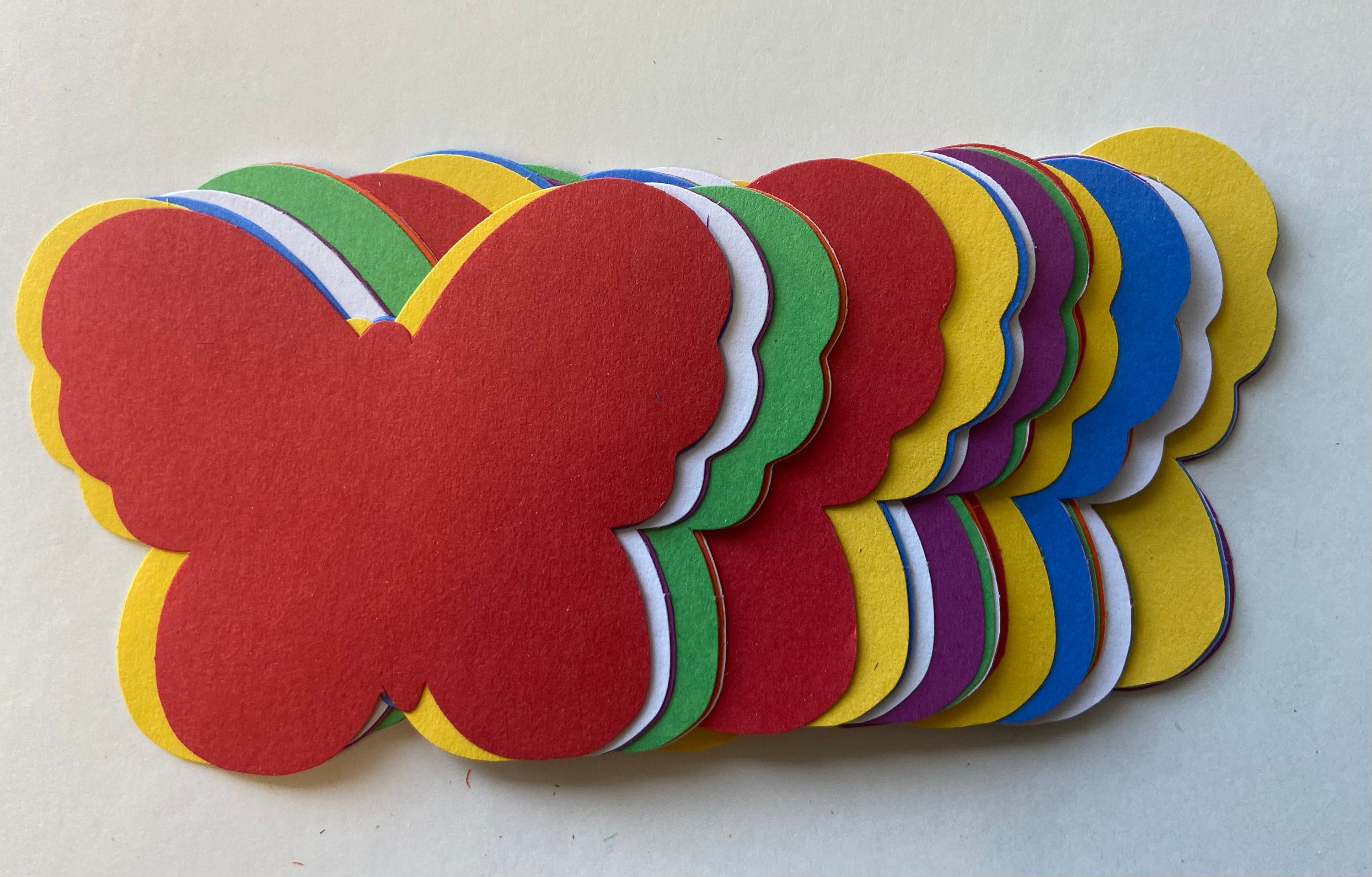 Creative Cut-outs - Assorted Color Butterfly - Etsy