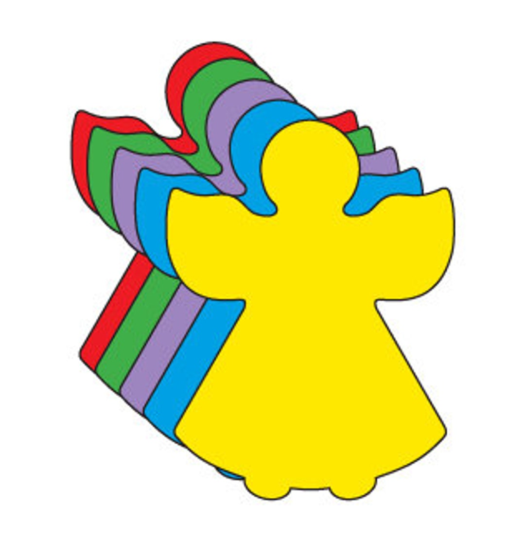 Creative Foam Cut-outs - Assorted Color Angel - Etsy