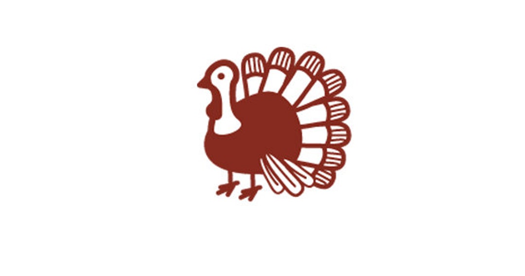 Turkey Peg Rubber Stamp - Etsy