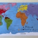 Labeled World Practice Map - Etsy