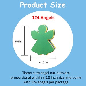 124 Pcs Angel Large Assorted Color Cut-outs - 5.5in - Etsy
