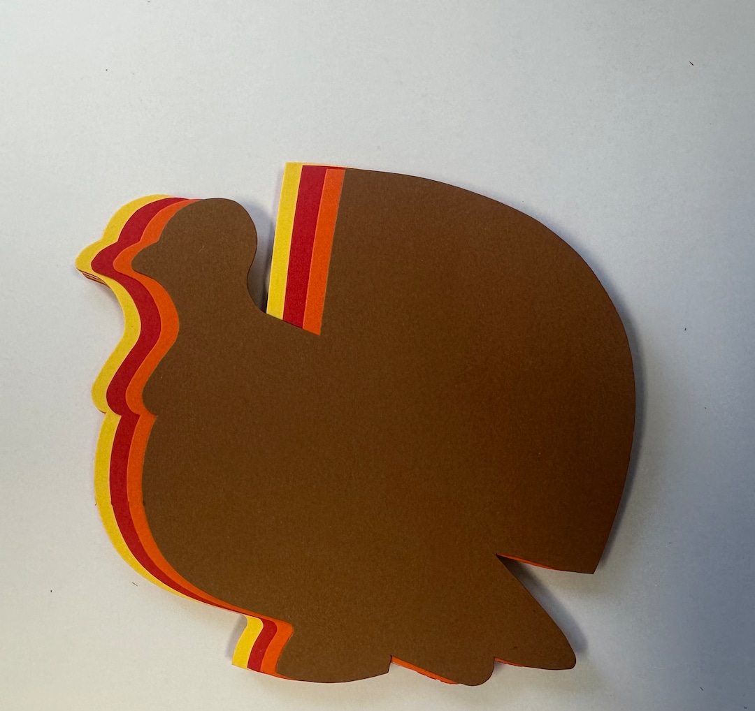 Creative Cut-outs - Assorted Color Thanksgiving Turkey - Etsy