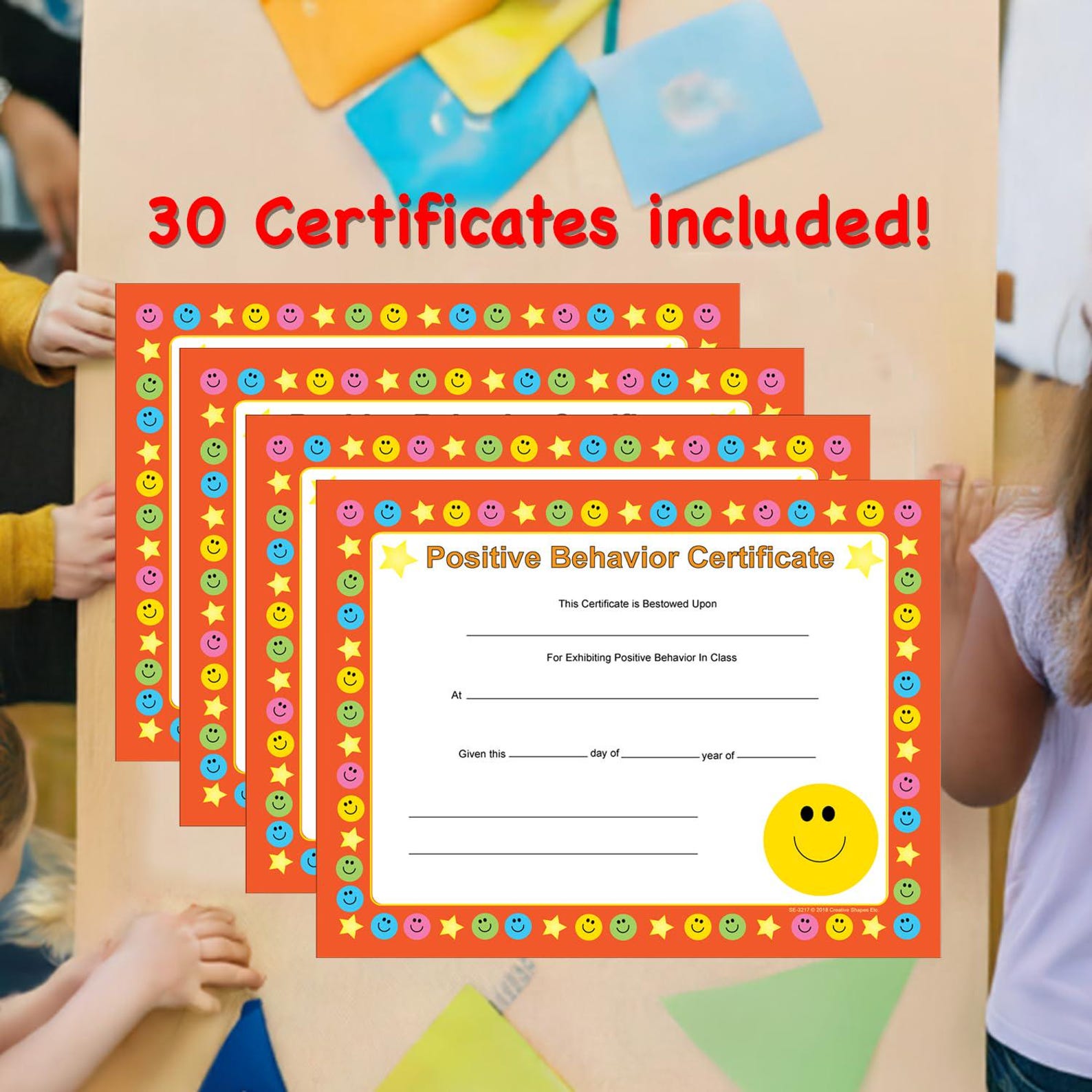 Positive Behavior Certificates: Student Classroom Awards (30 Count ...