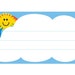 Rainbow Cloud Name Tags: Self-adhesive Labels, 36 Count - Etsy