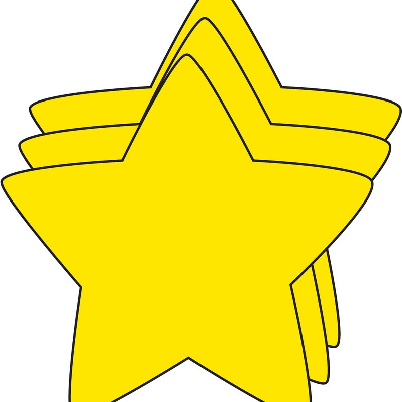 Cut Out Stars - Etsy