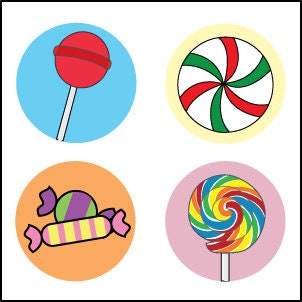 Incentive Stickers - Candy - Etsy