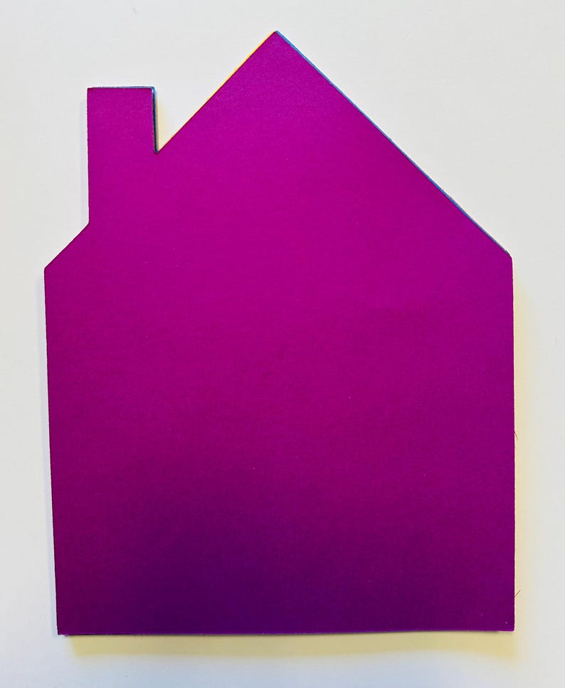 Super Cut-outs - Assorted Color House - Etsy