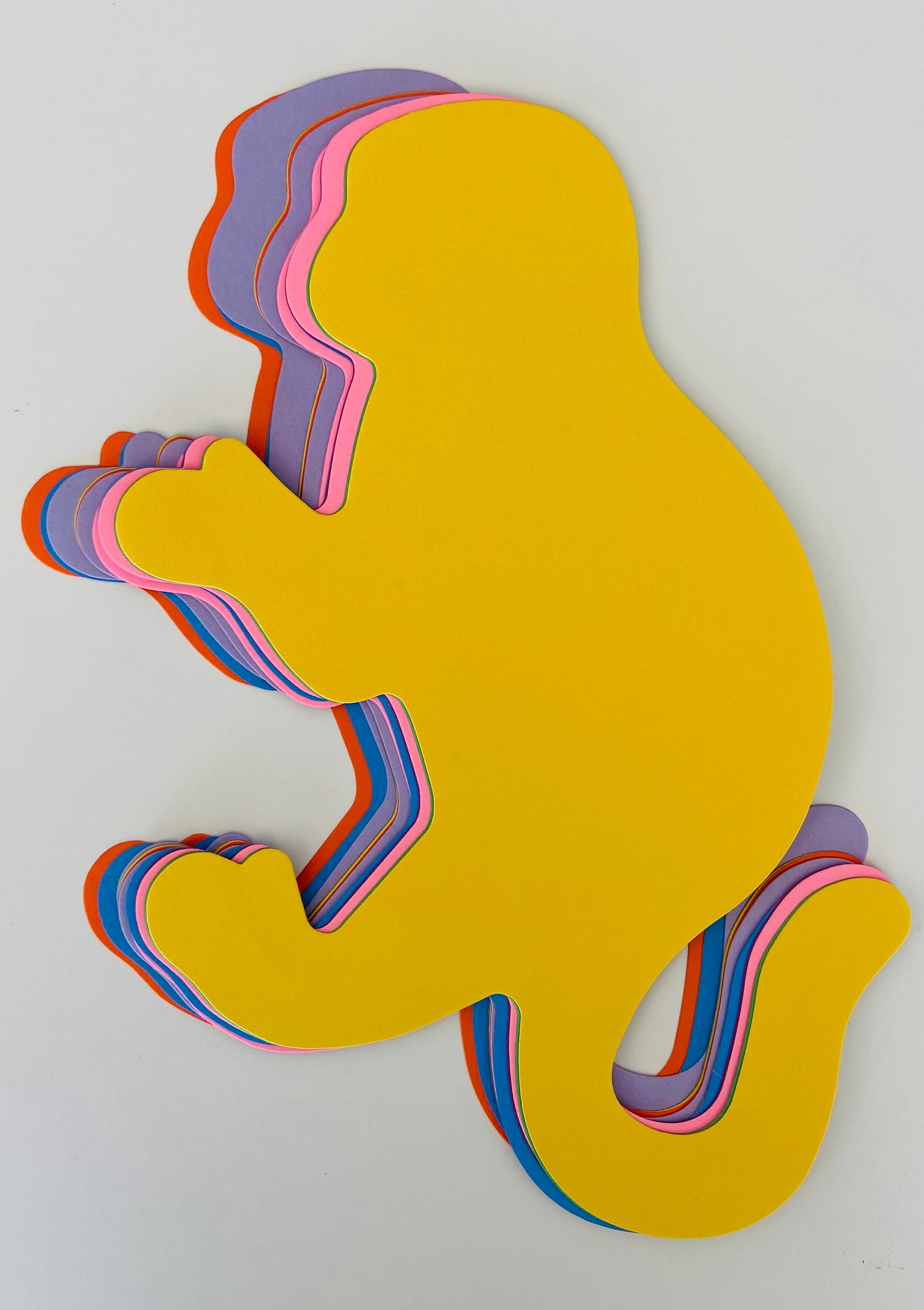 Super Cut-outs - Assorted Color Monkey - Etsy