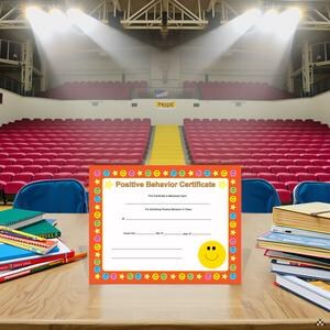 Recognition Certificates - Positive Behavior, 30 Certificates 11x8.5in ...