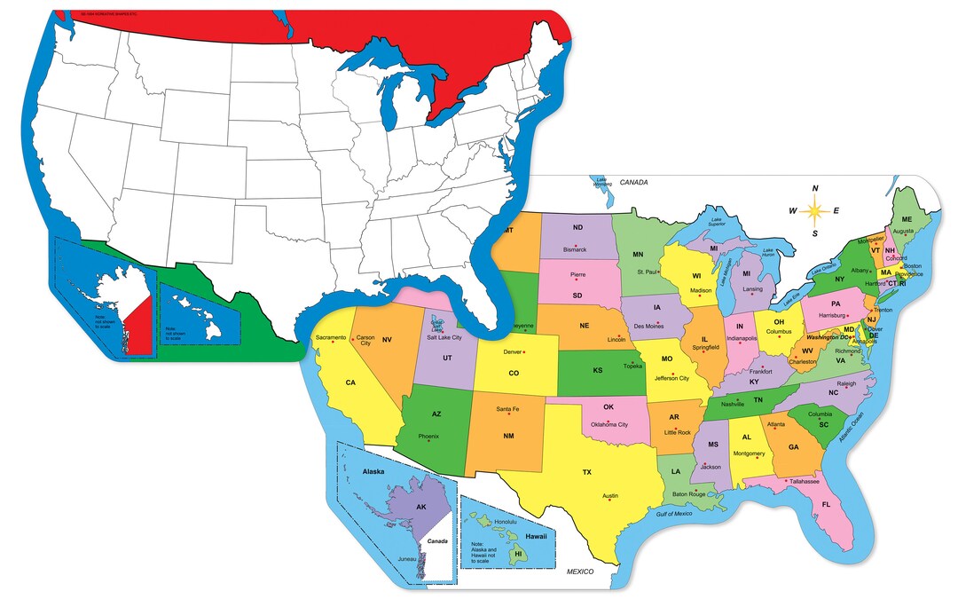 U.S. Map Combo Packs - Etsy