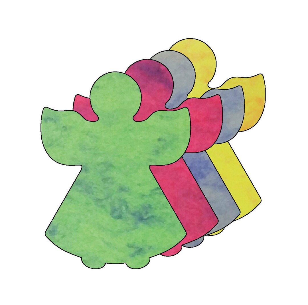 Creative Cut-outs - Assorted Color Marble Angel - Etsy