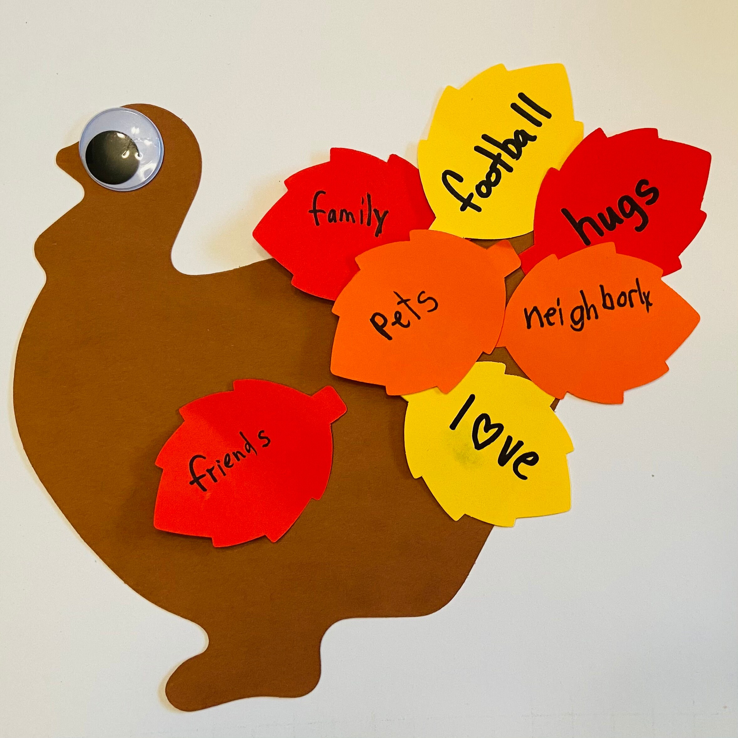 Super Cut-outs - Single Color Turkey - Etsy