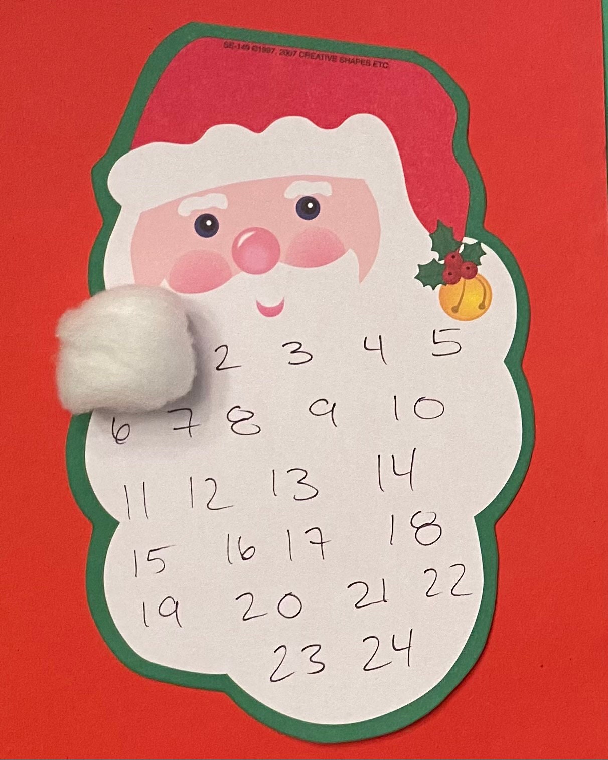 Santa Face Notepad - Etsy