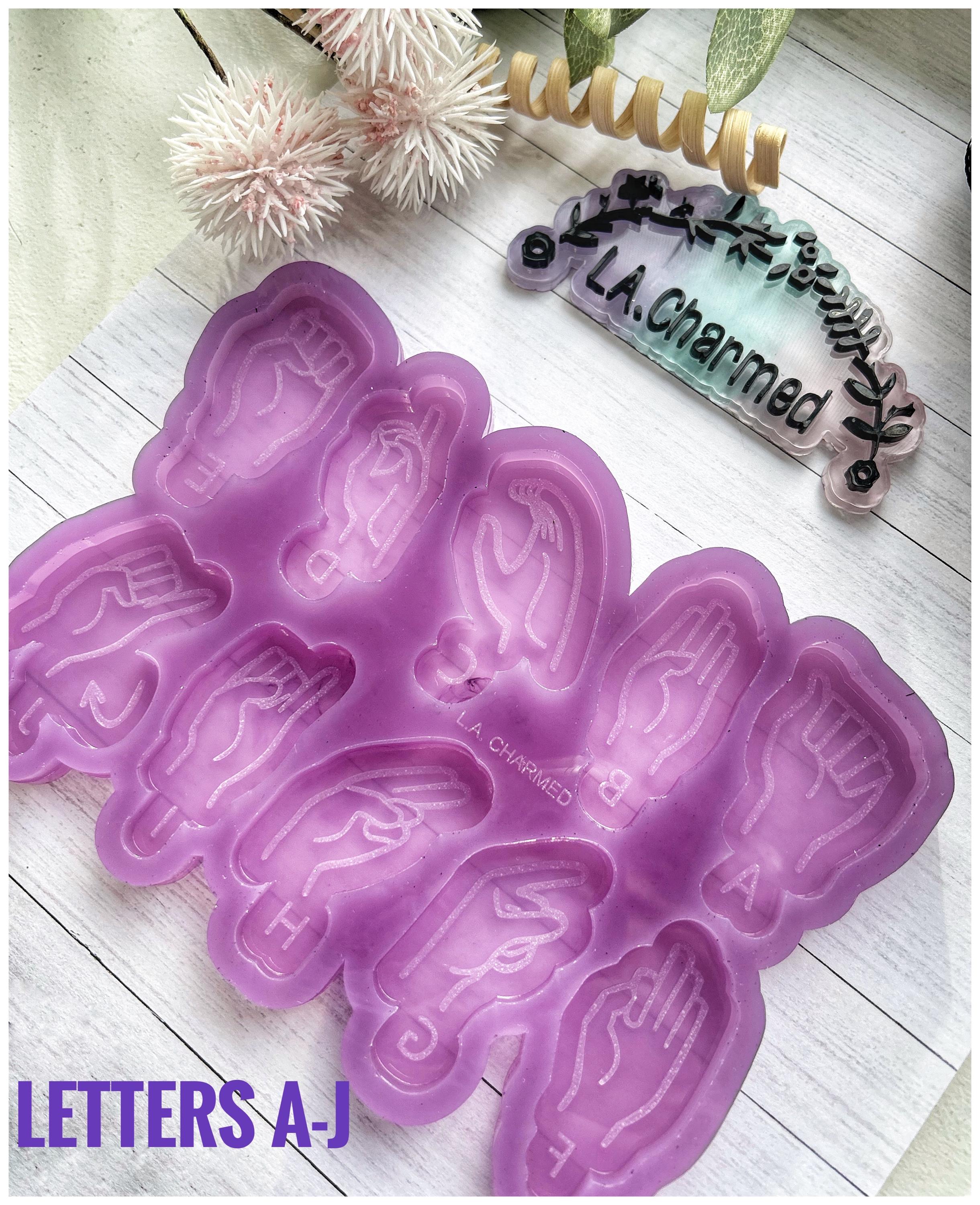 American Sign Language Symbols Silicone Mold-get Creative! - Etsy