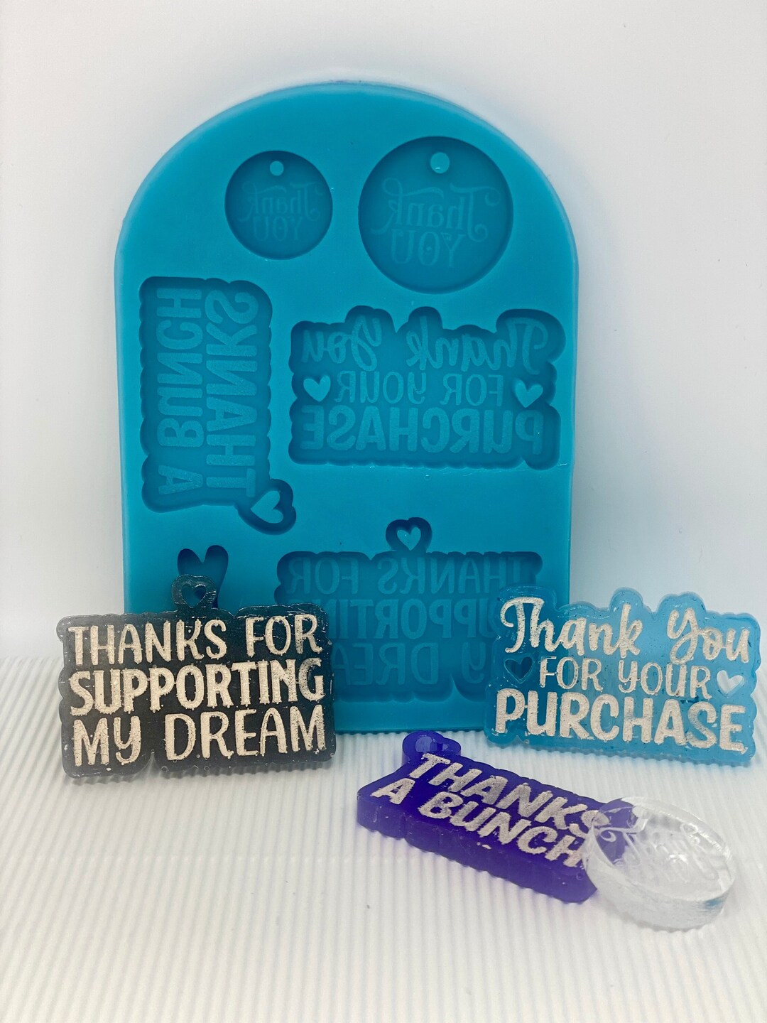 Thank You Tags Silicone Mold - Etsy