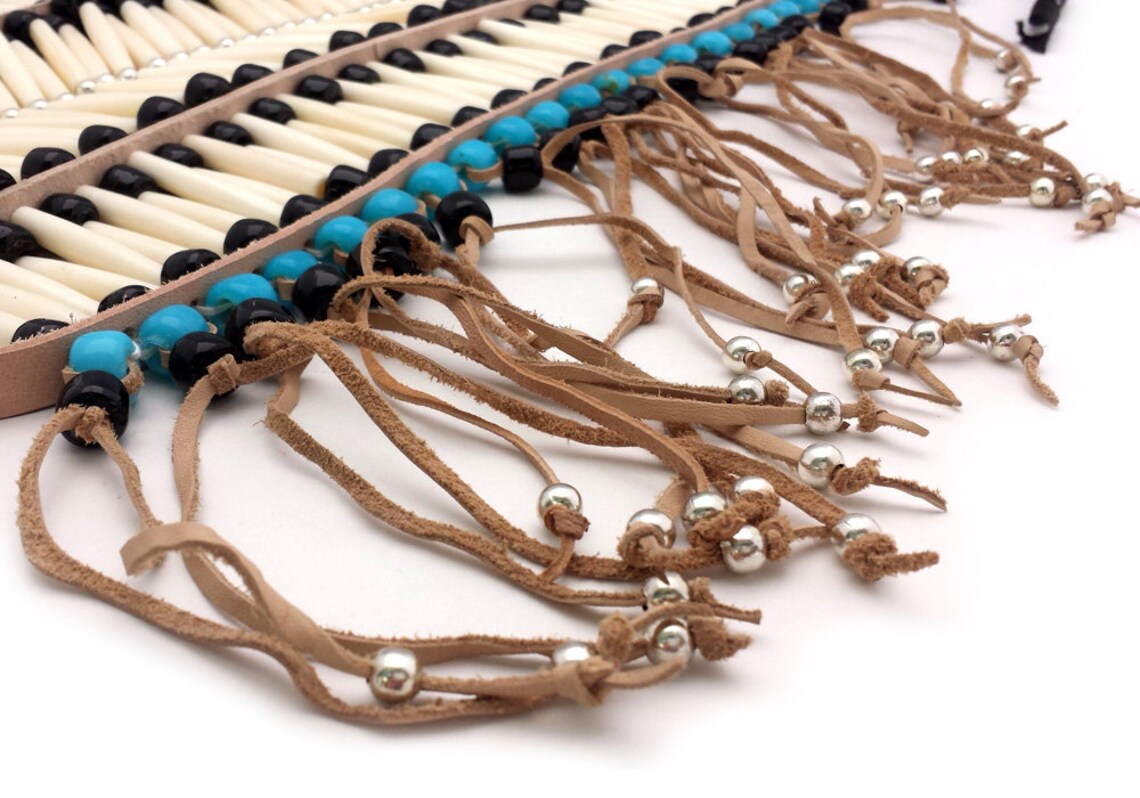 Handmade Large Buffalo Bone Hairpipe Beads Traditional Tribal - Etsy