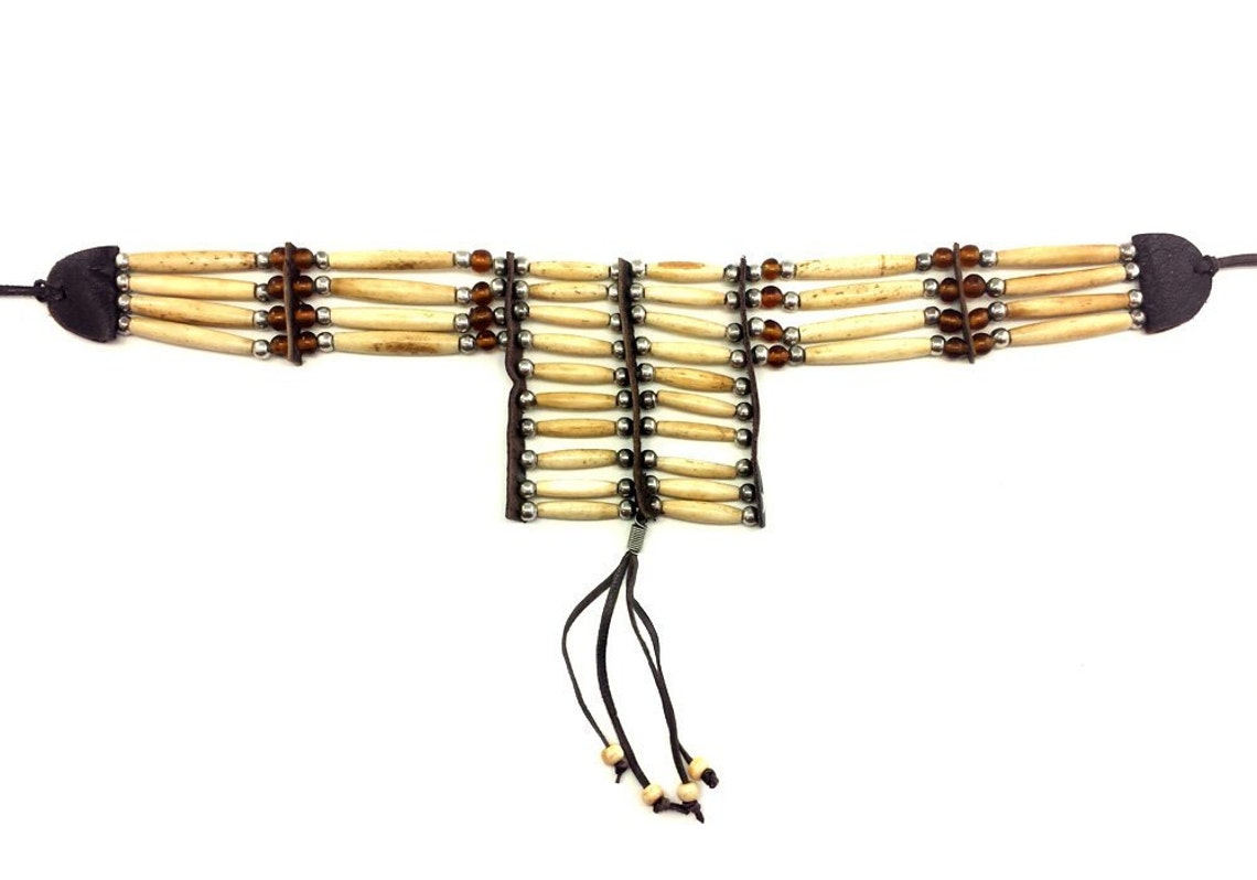 Handmade Native Traditional Buffalo Bone Hairpipe Tribal - Etsy