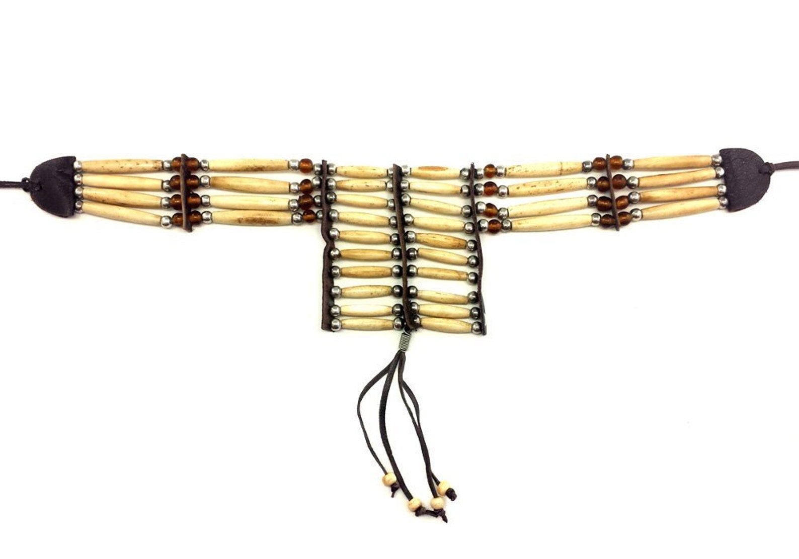 Handmade Native Traditional Buffalo Bone Hairpipe Tribal | Etsy