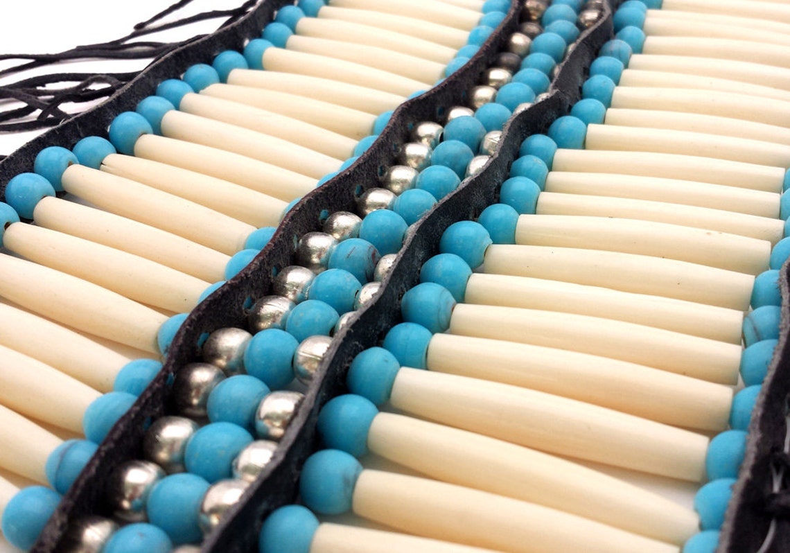 Handmade Buffalo Bone Hairpipe Beads Traditional Tribal - Etsy