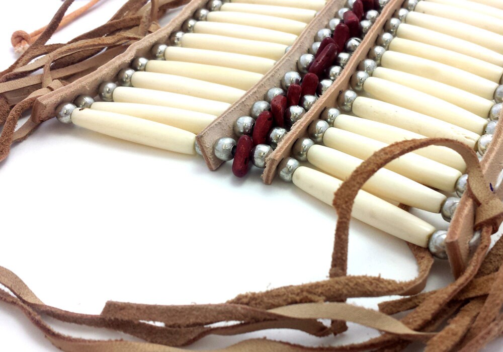 Handmade Traditional White Buffalo Bone Hairpipe Tribal - Etsy