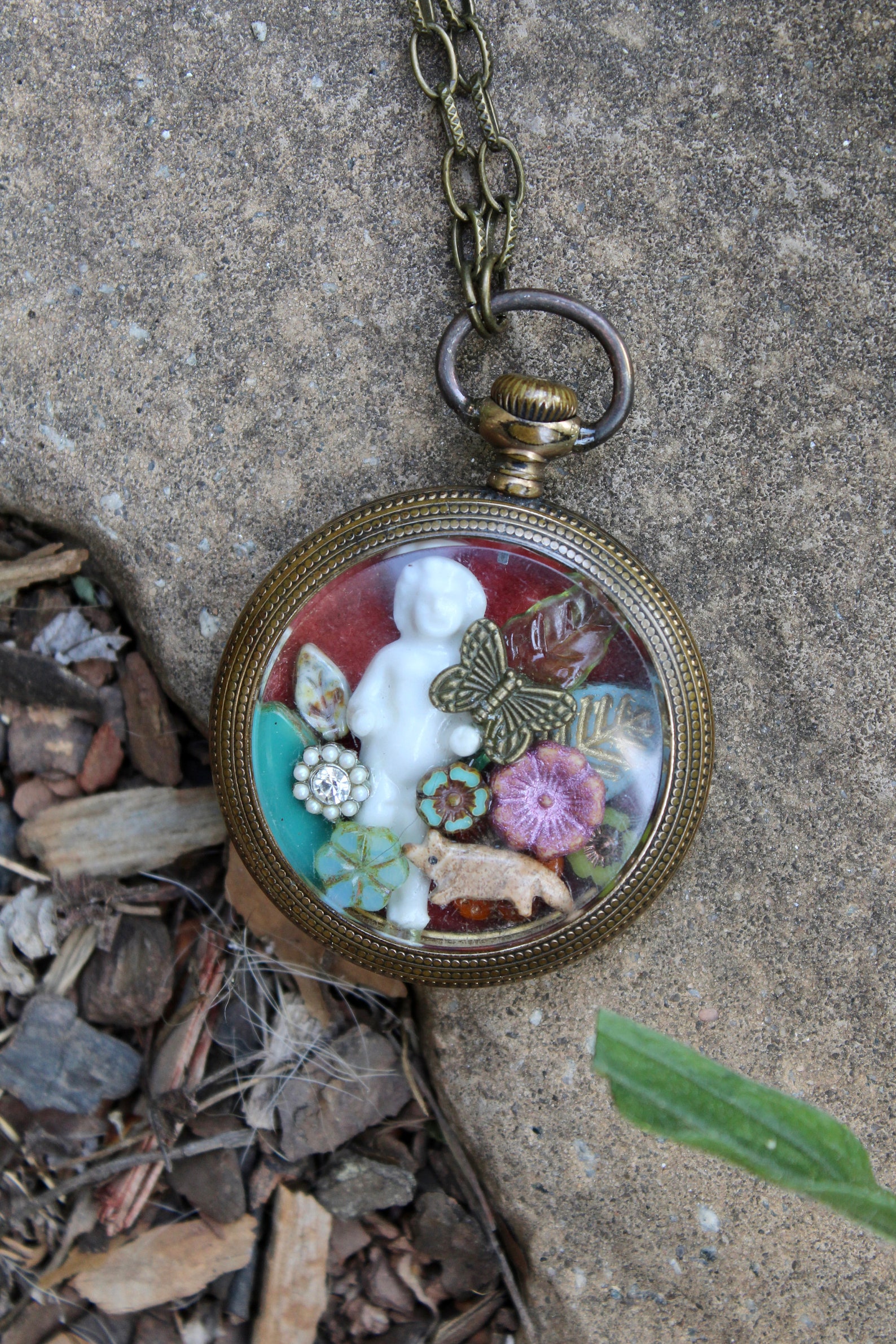 Repurposed Pocket Watch Diorama - Etsy