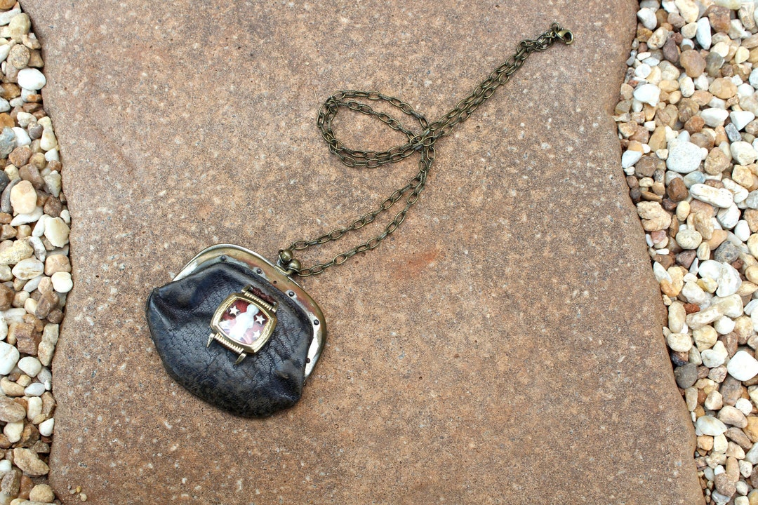 Vintage Coin Purse With Frozen Charlotte Time Piece Necklace #6 - Etsy