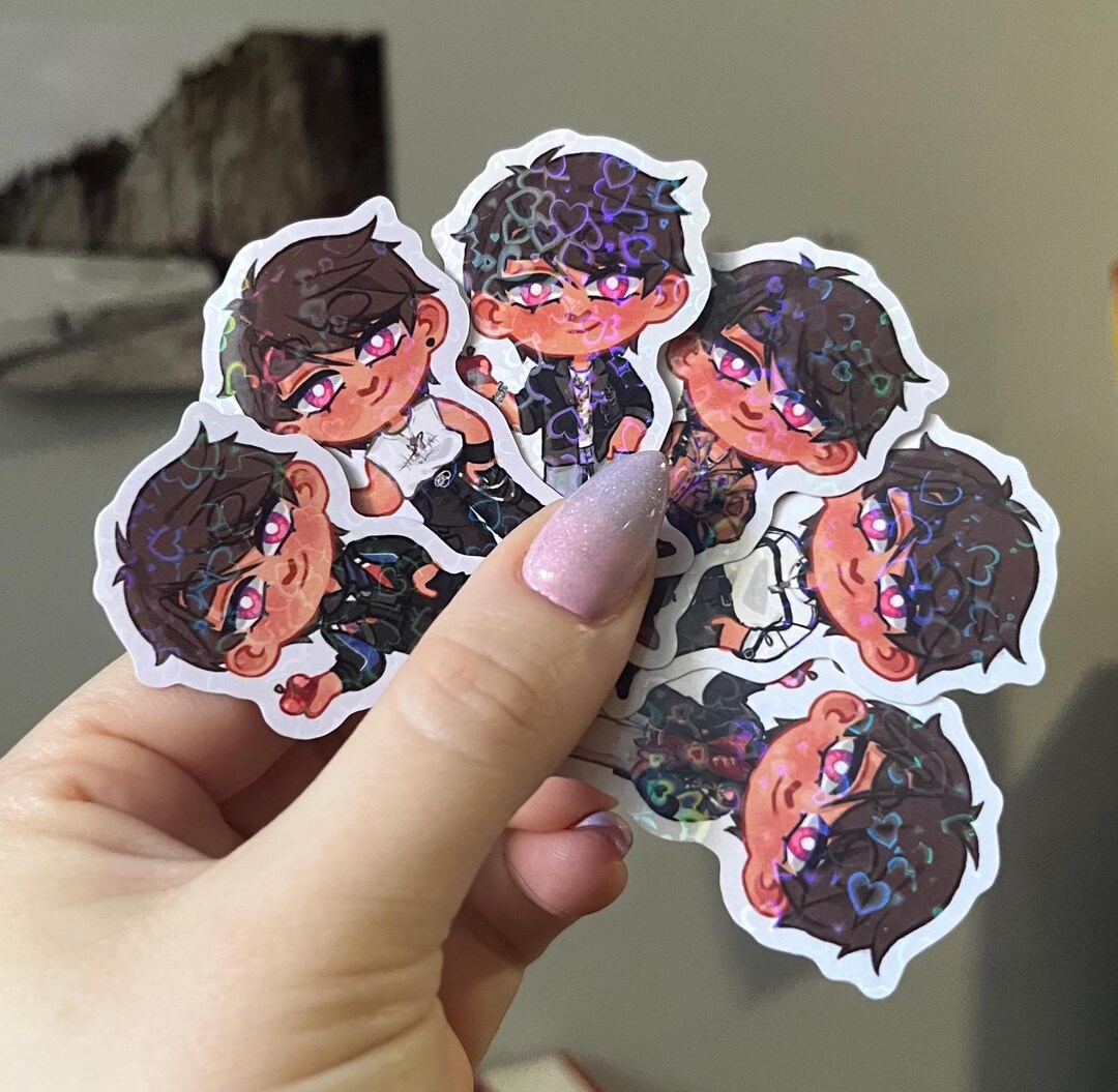 CALEB "pipsqueak Pack" Sticker Set Love and Deepspace - Holo - Etsy
