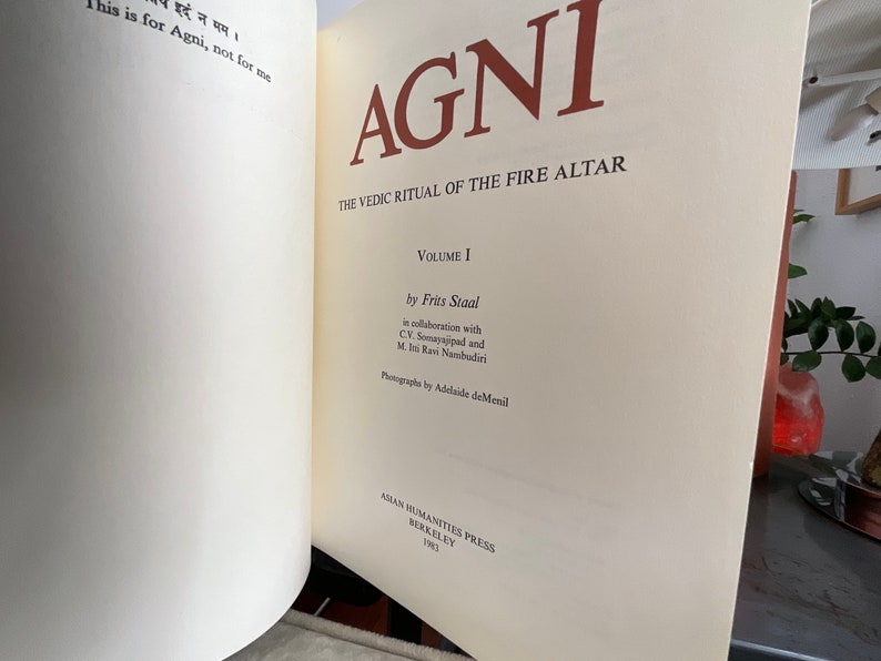 Agni by Frits Staal - Etsy