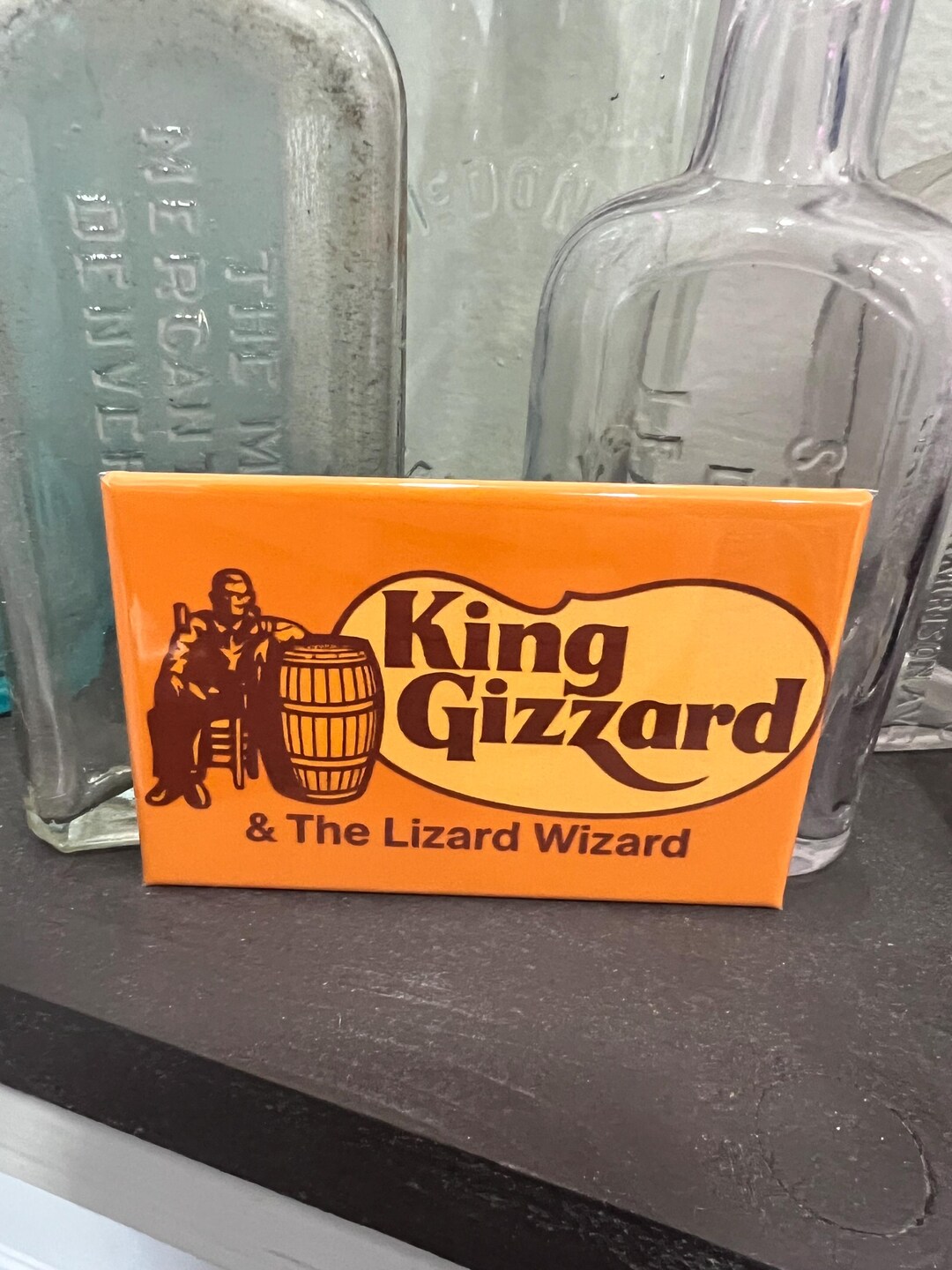 King Gizzard & the Lizard Wizard Fridge Magnet - Cracker Barrel - Etsy