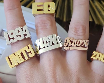 Rings with sayings on them store