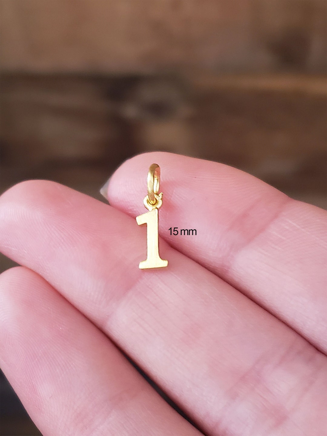 Number Pendant 14k Gold, Date Necklace, Number Jewelry, Gold Number ...