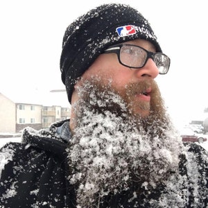 FHL Beanie Beardsman Show Your Support for the Facial Hair - Etsy