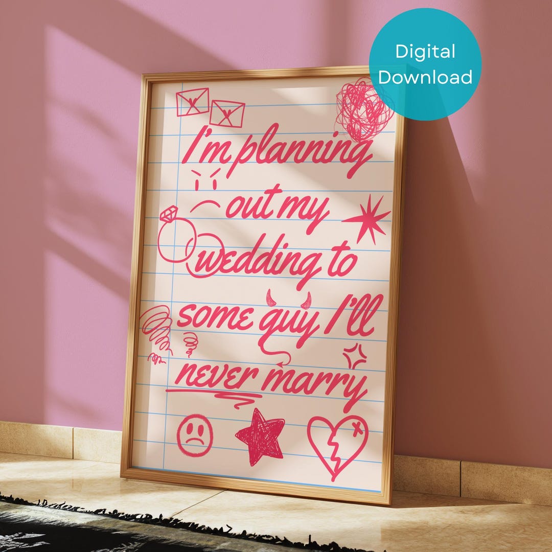 Olivia Rodrigo Lyrics Print: Love is Embarrassing, Guts Album (digital ...