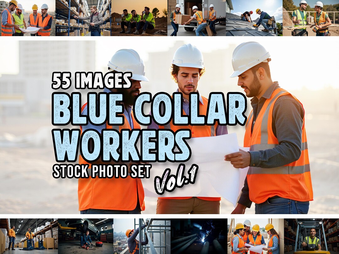 Blue Collar Workers | Vol. 1 | Stock Photo Set | 55 High Resolution ...