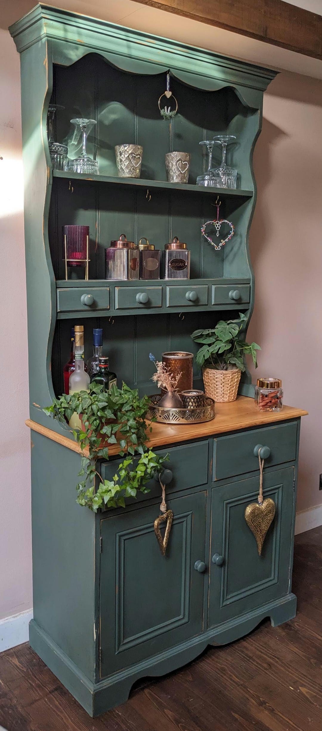 Rustic Kitchen Dresser Welsh Dresser - Etsy UK