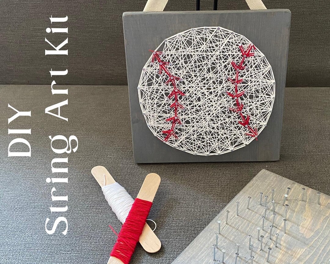 String Art Kit - Baseball - Etsy