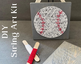 DIY Baseball String Art Kit - Etsy