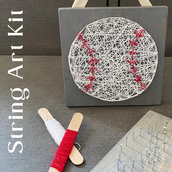 Baseball String Art - Etsy